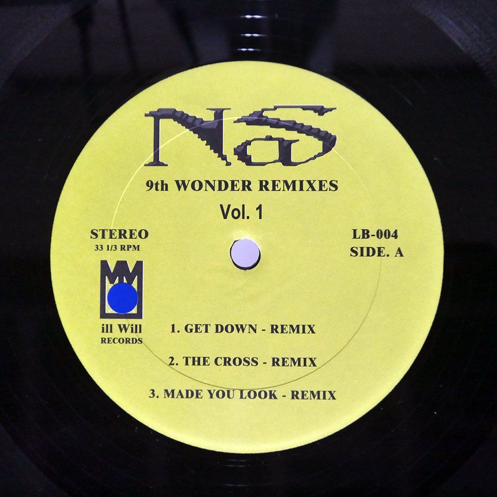 【やや傷や汚れあり】NAS/9TH WONDER REMIXES VOL. 1 & 2/ILL WILL LB004 12の落札情報詳細 ...