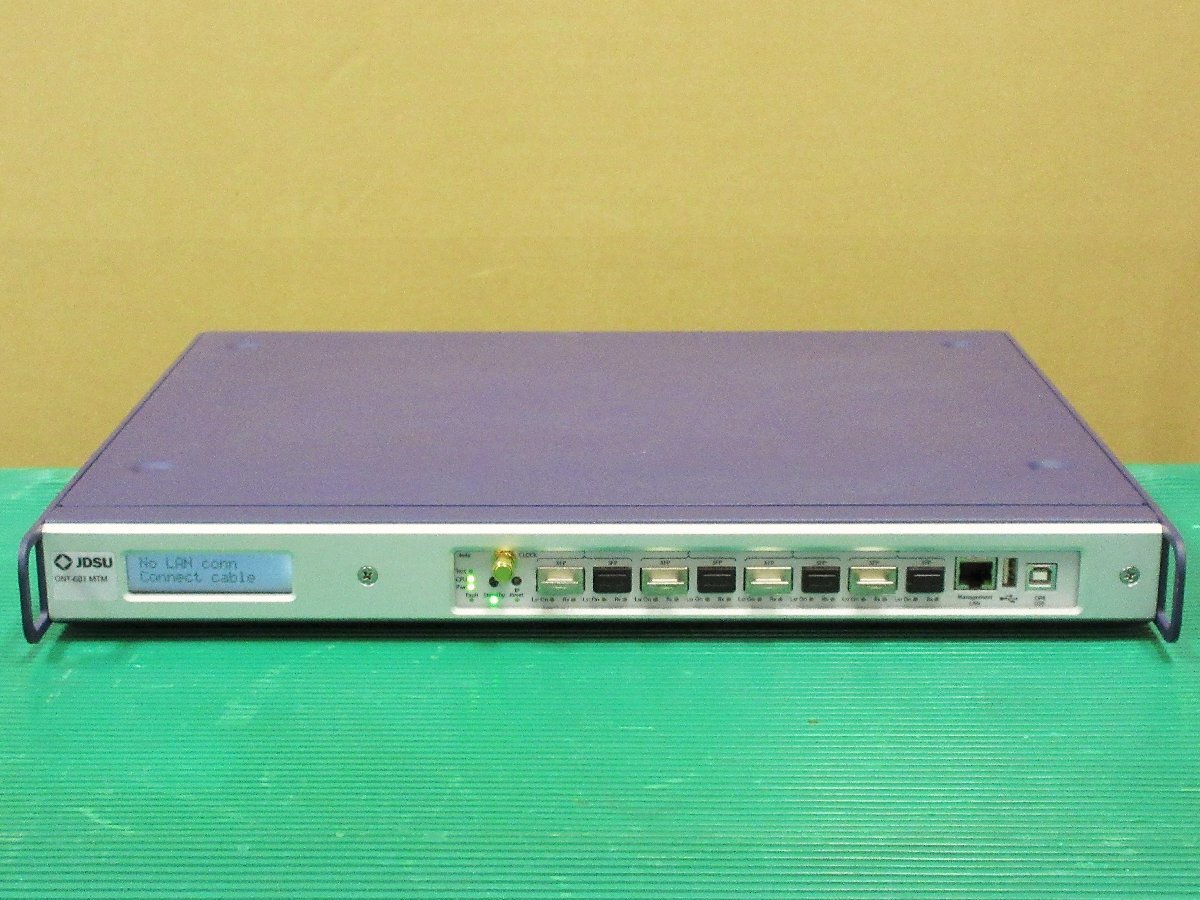 【目立った傷や汚れなし】JDSU ONT-601(3076/11) MTM ONT Multiport Test Module 未検査品の落札 ...