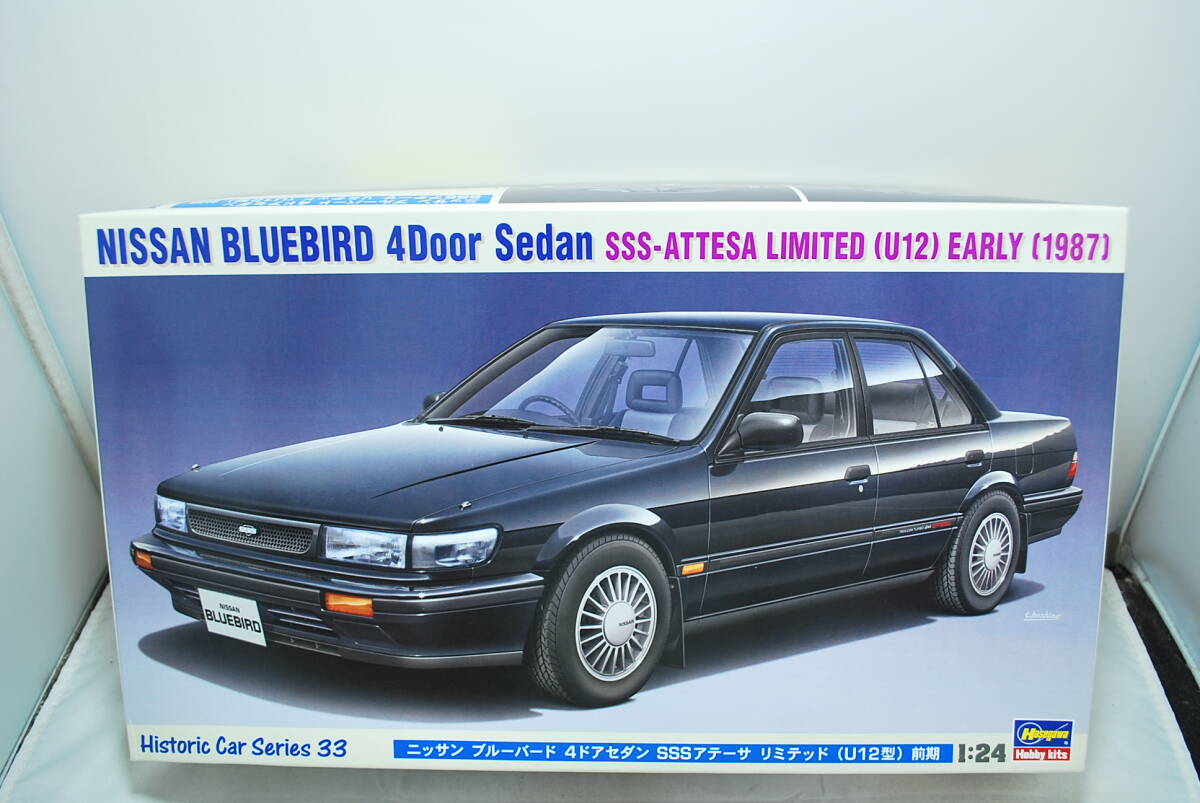 【未使用】 希少！未開封 ハセガワ 1/24 ニッサン ブルーバード U12型 4ドア セダン SSS アテーサ リミテッド 前期 1987 の落札情報詳細 - Yahoo!オークション落札 ...