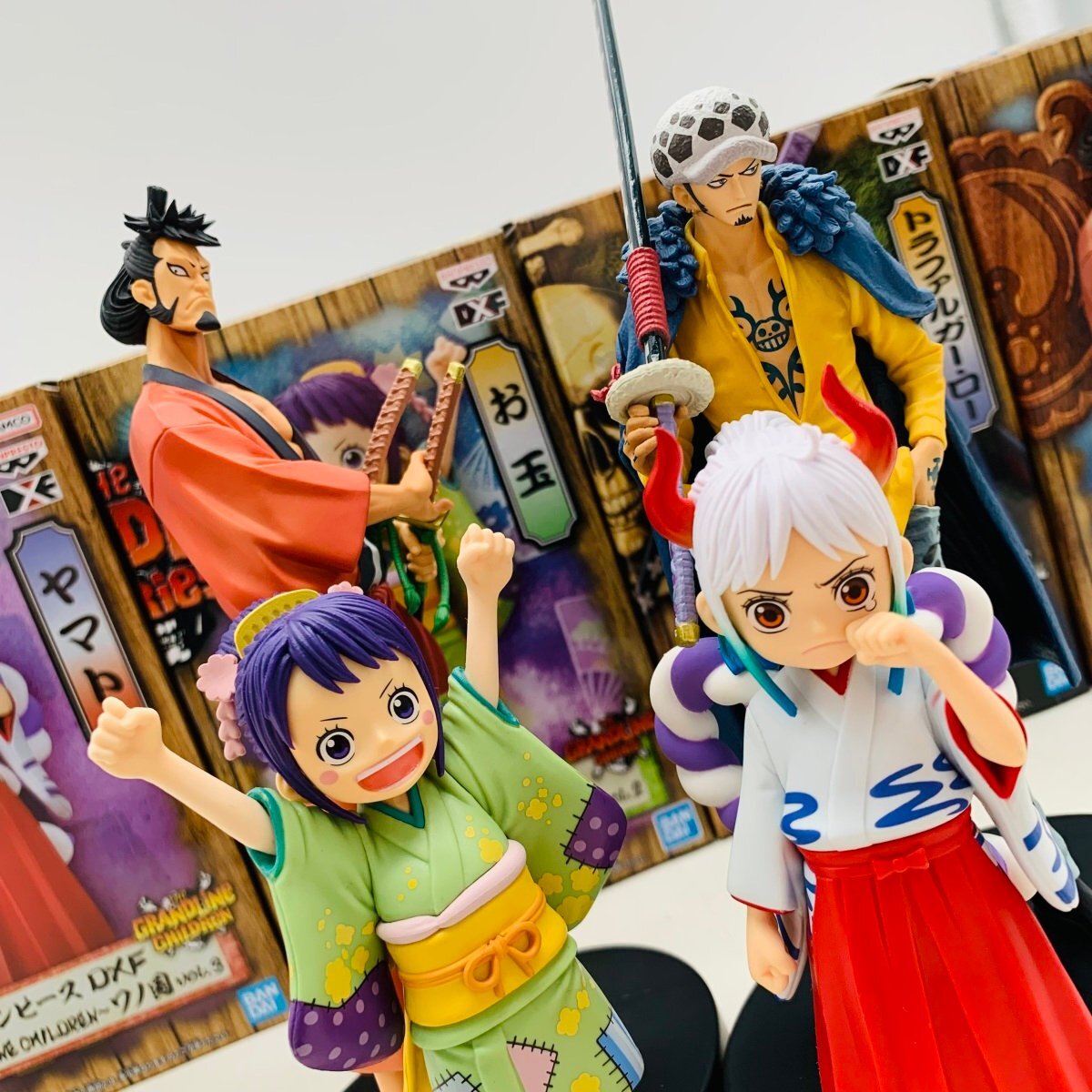 【やや傷や汚れあり】中古品 DXF THE GRANDLINE MEN CHILDREN SERIES ワンピース ワノ国 錦えもん ...