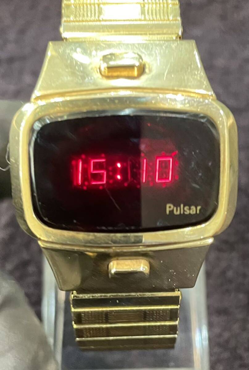 【やや傷や汚れあり】Pulsar パルサー Time Computer タイムコンピューター 時計 クオーツ LED お洒落な ゴールドーカラー ヴィンテージ の落札情報詳細 - Yahoo ...