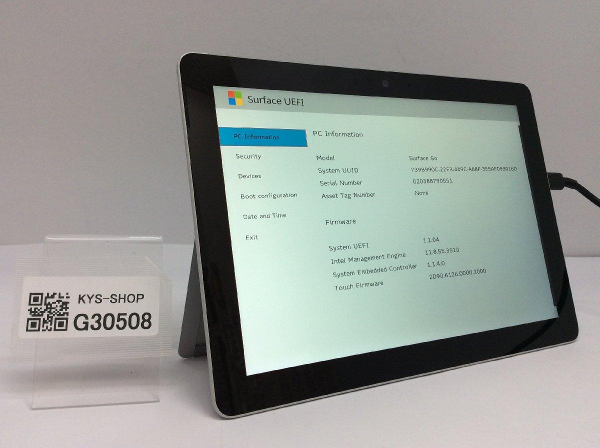 【傷や汚れあり】ジャンク/ Microsoft Surface Go Intel Pentium 4415Y メモリ8.19GB NVME128.03GB 【G30442】の落札情報詳細 ...