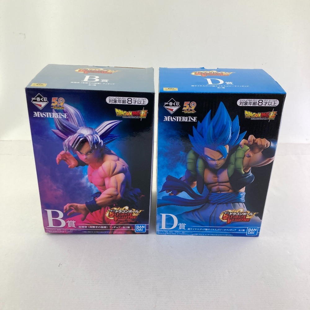 【やや傷や汚れあり】03w05510 一番くじ ドラゴンボール ULTIMATE VARIATION B賞 孫悟空（身勝手な極意）/C賞 超サイヤ人ゴッド超サイヤ人ゴジータ 2点セットの落札 ...