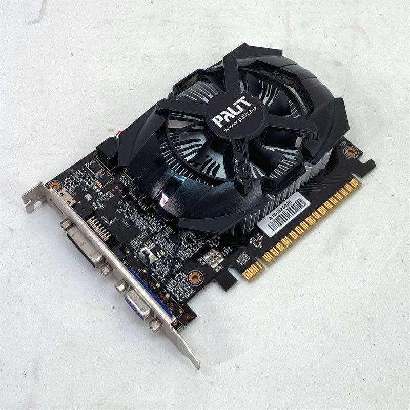 【やや傷や汚れあり】中古グラフィックカード 表示確認済 Vista～Win11 LINUX ★ Palit NVIDIA GeForce GTX 650 GDDR5 1024MB 128bit ...