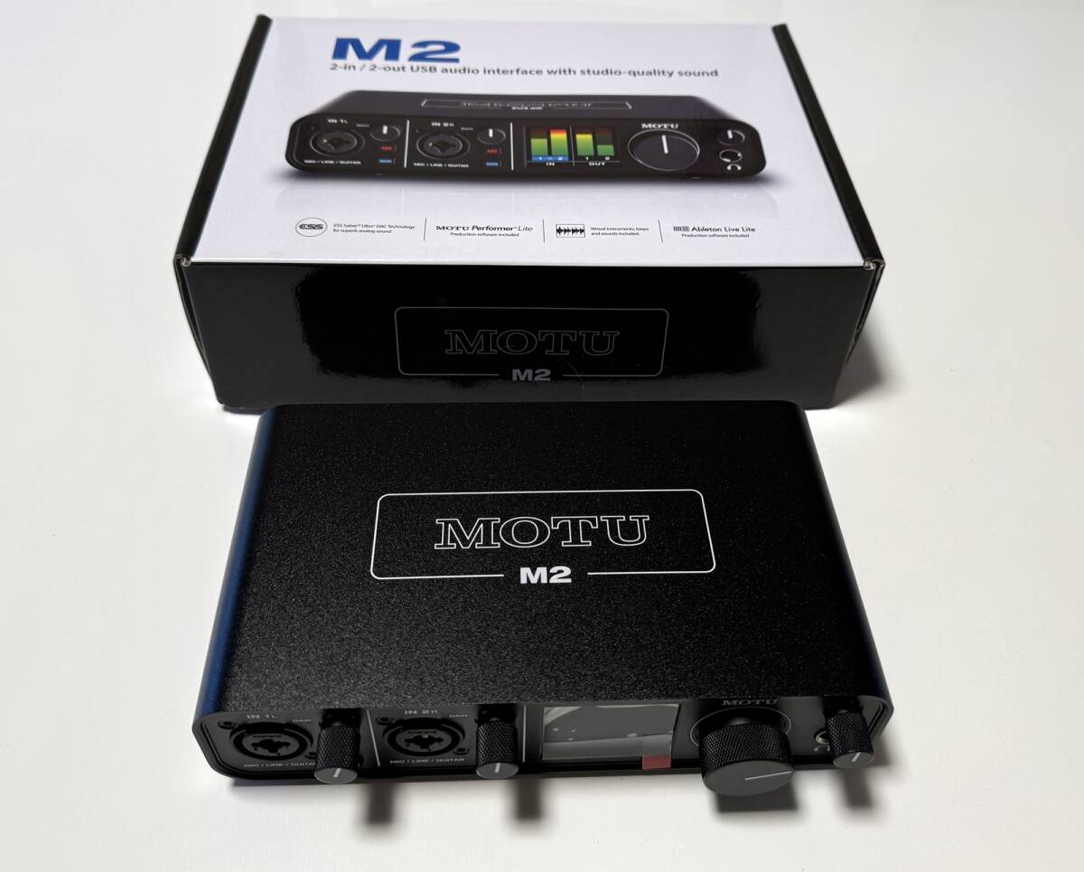 【目立った傷や汚れなし】【中古美品】 MOTU ( モツ ) / M2 オーディオインターフェイスの落札情報詳細 - Yahoo!オークション落札価格検索 オークフリー