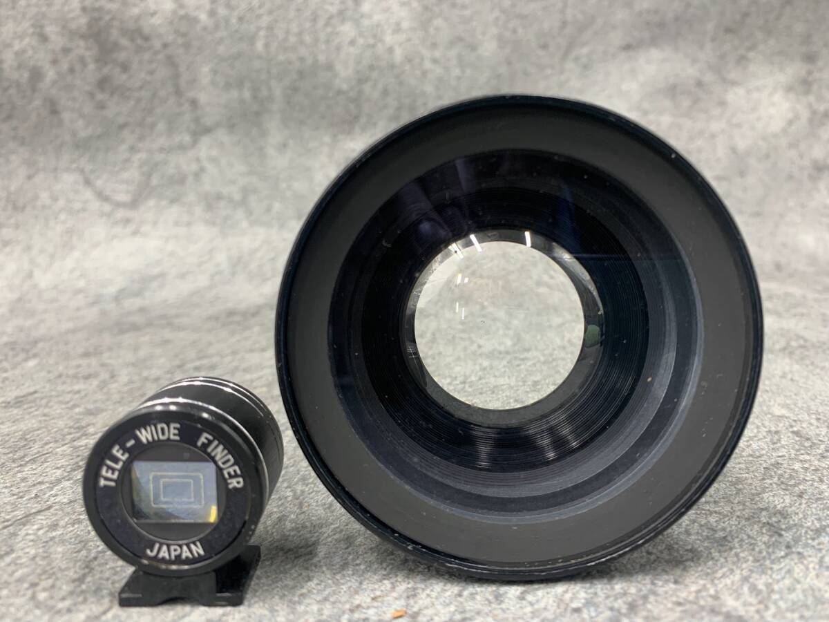 【傷や汚れあり】【 YASHIKOR AUX WIDE ANGLE 1:4 レンズ TELE-WIDE FINDER ファインダー 】ヤシカ ...