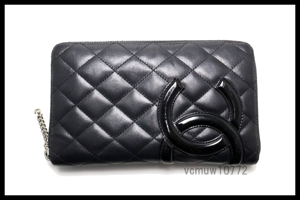 【全体的に状態が悪い】格安放出 CHANEL 13番台 カンボンライン レザー ラウンドファスナー 長財布 シャネル 0905rr1651-10Kの落札情報詳細 - Yahoo!オークション ...
