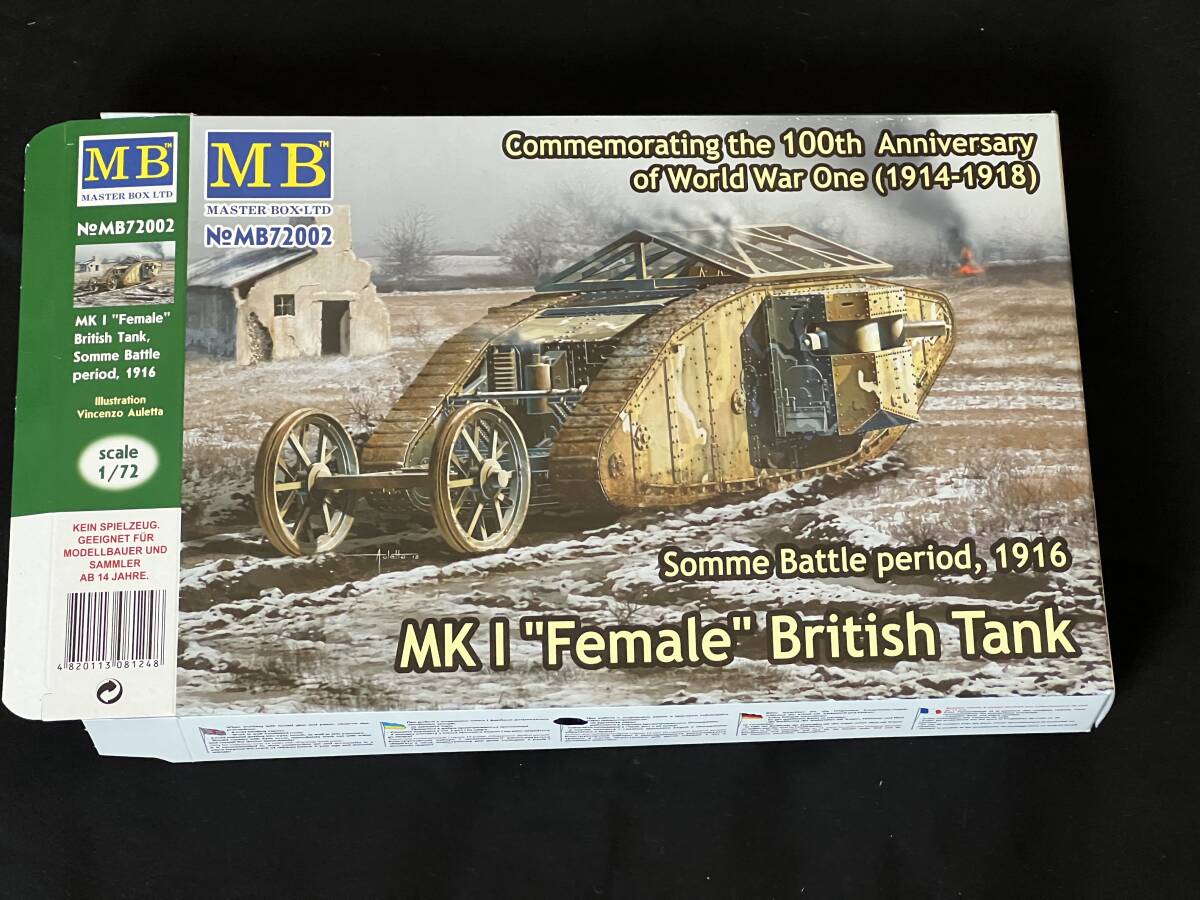 【未使用】1/72 イギリス マーク1型 菱形戦車 雌型 1916年 1:72 Master Box 72002の落札情報詳細 - Yahoo ...