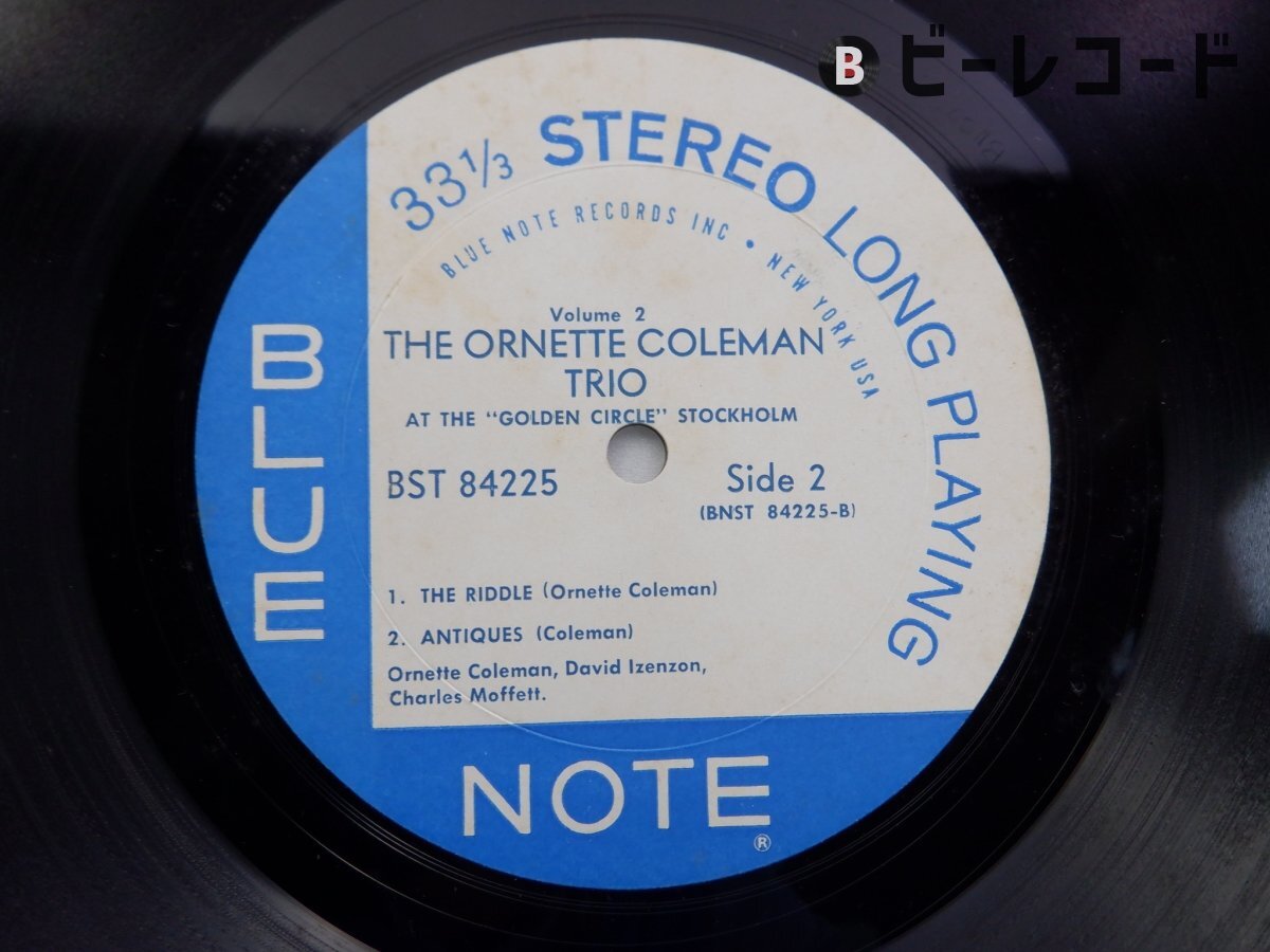 【やや傷や汚れあり】The Ornette Coleman Trio「At The Golden Circle Stockholm」LP ...