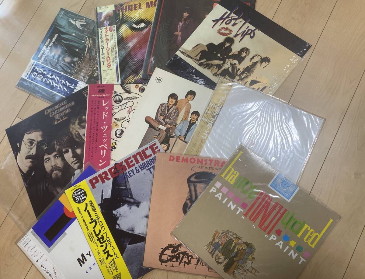 【傷や汚れあり】洋楽 Hot Lips My Mine Can Delight Led Zeppelin MT2043など 計12枚 中古現状 ...