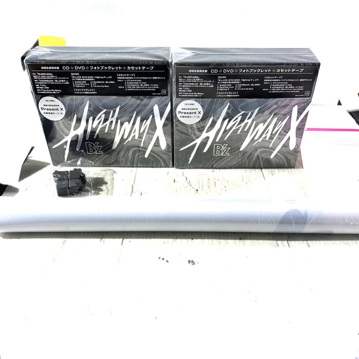 【未使用】【未使用】Highway X (初回生産限定盤) (CD+DVD+フォトブックレット+カセットテープ) まとめ B'z (B5586 ...