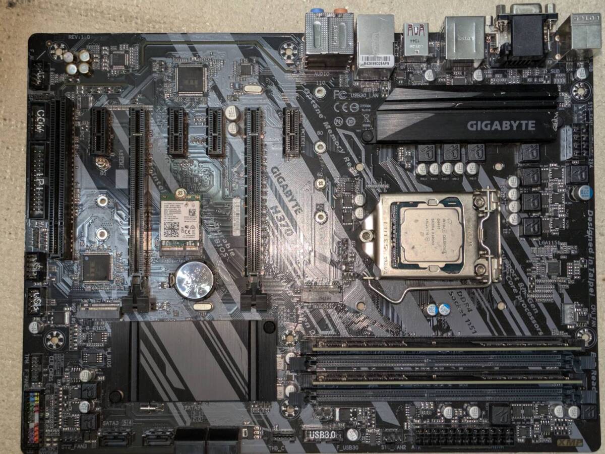 【傷や汚れあり】動作確認済マザーボード＋CPU+メモリーセット H370-HD3 Gigabyte Windows11動作品の落札情報詳細 - Yahoo!オークション落札価格検索 オークフリー