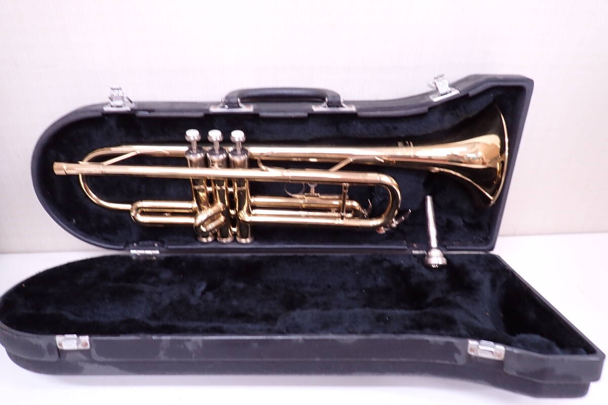【やや傷や汚れあり】JUPITER ジュピター B管トランペット STR-300 ハードケース付き マウスピース 7C 管楽器 A10055T ...