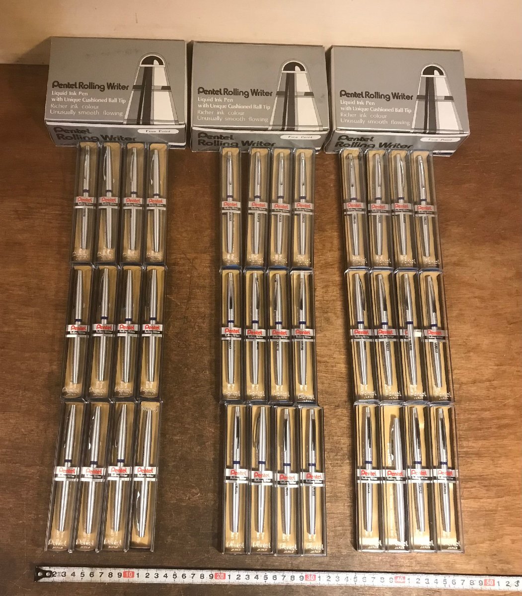 【未使用に近い】SS-6265 送料込 pentel Rolling Writer YAMAHA 青 ボールペン ペン 筆記用具 文房具 事務 ...