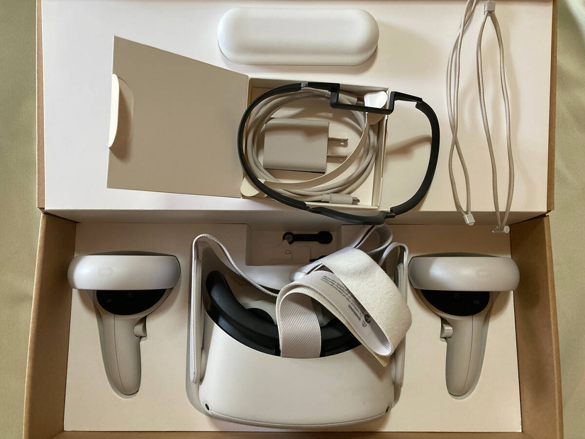 【やや傷や汚れあり】8334T META メタ Oculus Quest オキュラス クエスト 単体型VRゲームシステム 128GB VRヘッドセット 動作確認済みの落札情報詳細 ...