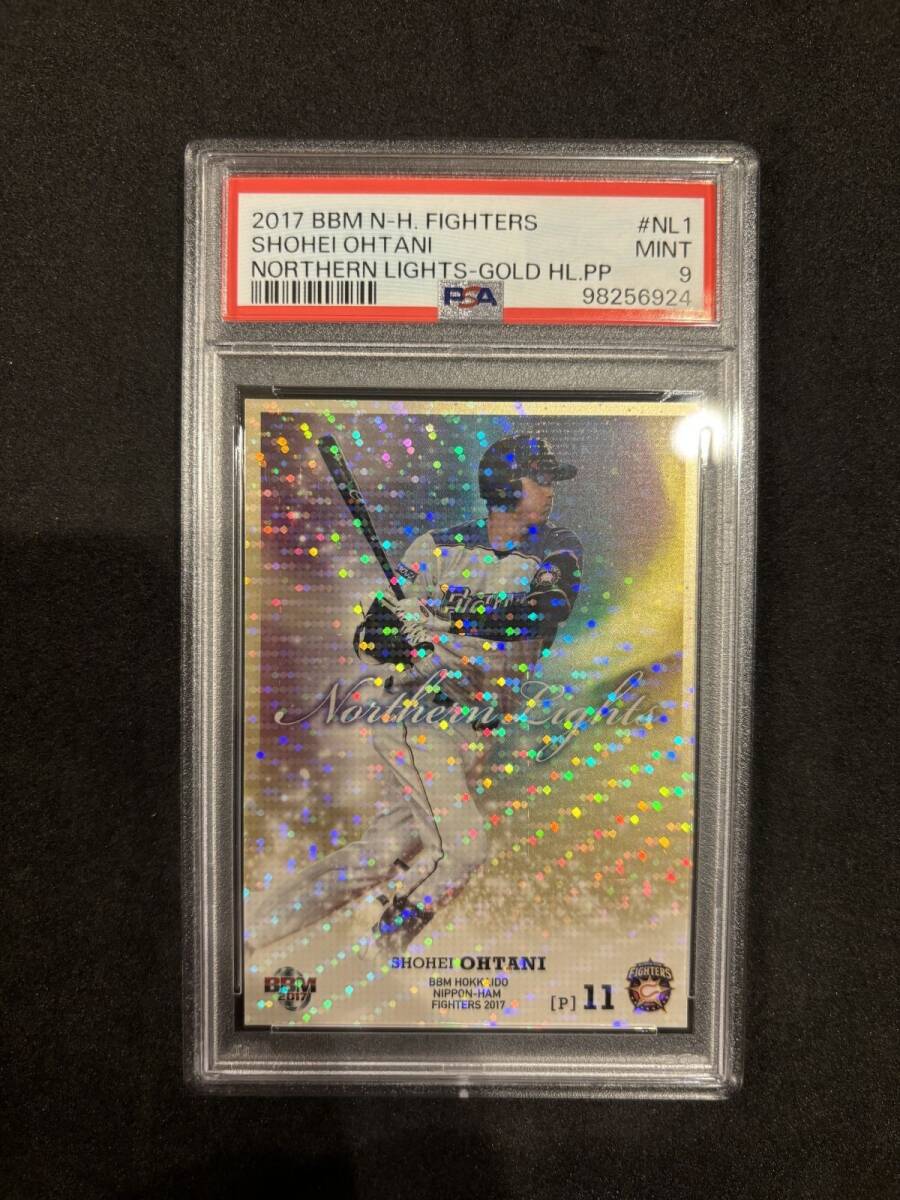 【目立った傷や汚れなし】【PSA9】2017 BBM 日本ハム 大谷翔平 Shohei Ohtani NORTHERN LIGHTS 金箔ホロPPパラレル 50枚限定の落札情報詳細 ...