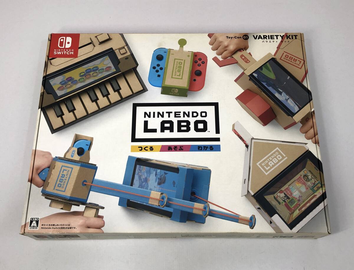 【目立った傷や汚れなし】 ゲームソフト Nintendo Switch NINTENDO LABO Toy-Con 01 バラエティキット ...