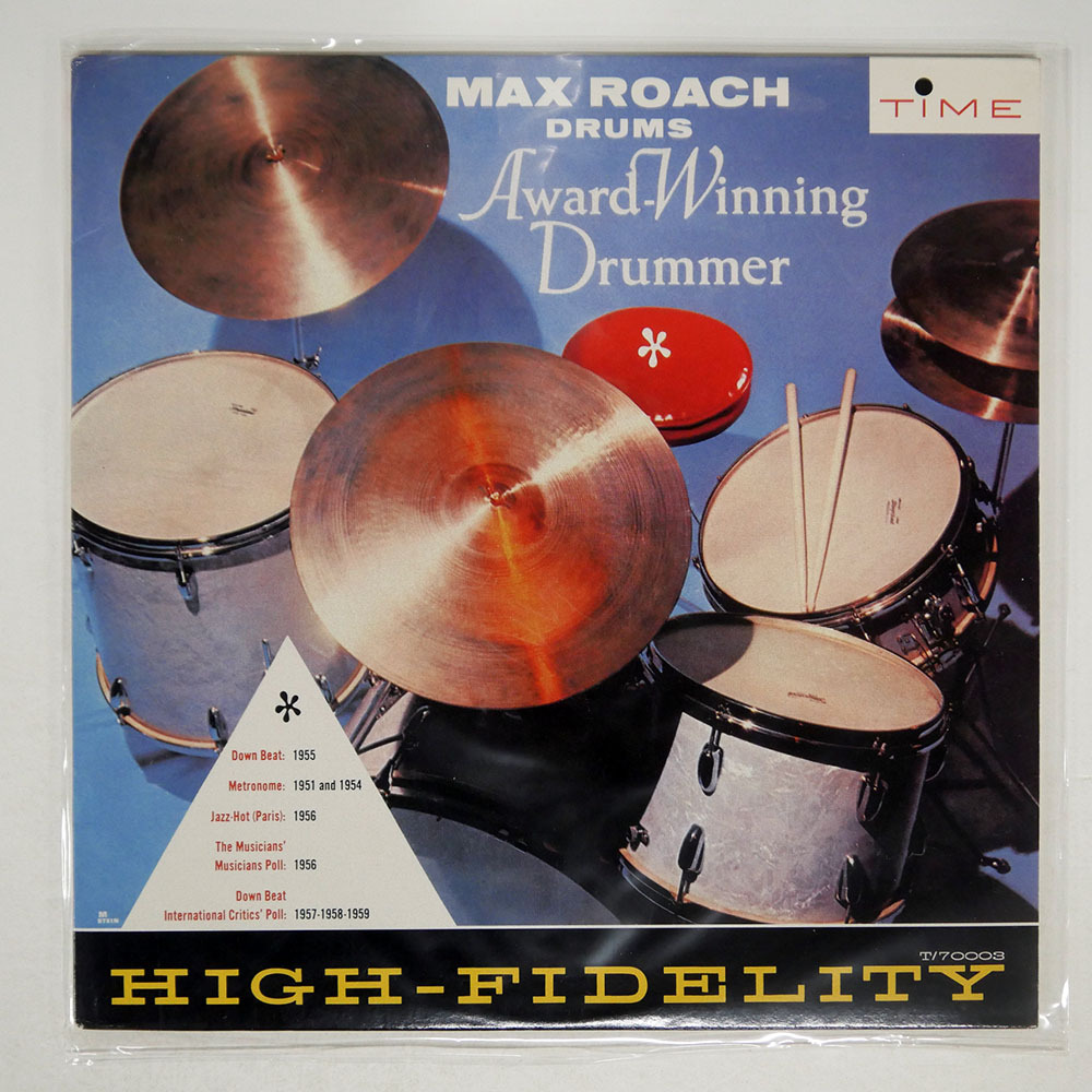 【傷や汚れあり】MAX ROACH/AWARD WINNING DRUMMER/TOP RANK RANK5026 LPの落札情報詳細 ...