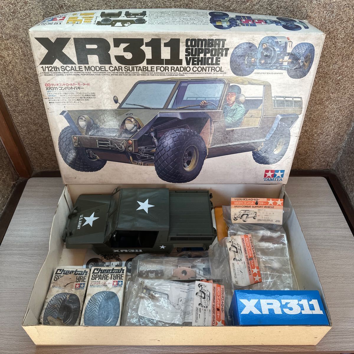 【未使用に近い】売り切り！タミヤ TAMIYA 1/12 電動RCカー XR311 コンバットバギー 組立済 ボディ 未使用 パーツ 多数 絶版 当時物 小鹿タミヤの落札情報詳細 ...
