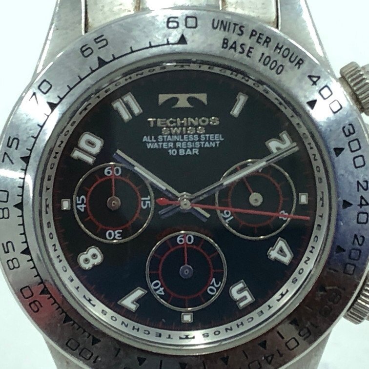 【傷や汚れあり】TECHNOS テクノス 腕時計 クロノグラフ クォーツ TBM634 不動品【CLAC2020】の落札情報詳細 - Yahoo!オークション落札価格検索 オークフリー