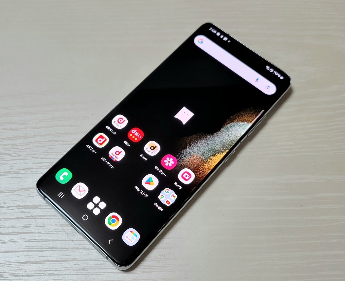 【やや傷や汚れあり】 ★【47346WM】 完動品 docomo SC-52B SAMSUNG Galaxy S21 Ultra 5G ファントムシルバー 256GB SIMロック解除済 1円 ...