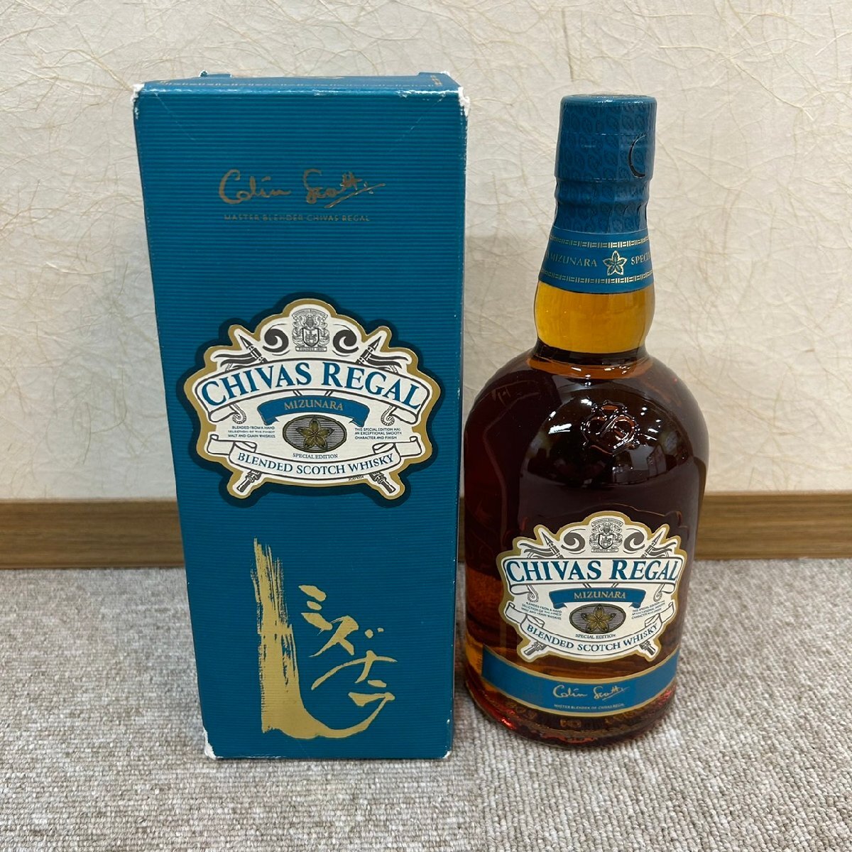 【傷や汚れあり】【MYT-2784】【未開栓 古酒】1円スタート CHIVAS REGAL シーバスリーガル ミズナラ 750ml 40% ウイスキー ウィスキー 洋酒 経年ダメージ有の落札 ...