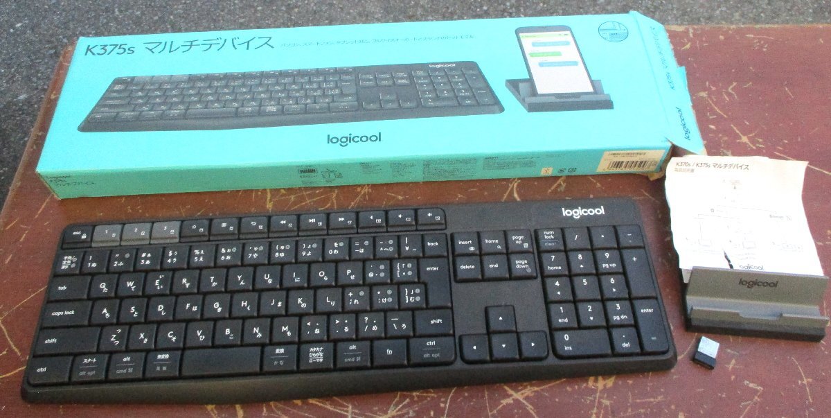 【やや傷や汚れあり】☆ロジクール Logicool K375s マルチデバイス キーボード スタンド フルサイズのワイヤレスコンボ1,491円の落札情報詳細 - Yahoo!オークション落札 ...