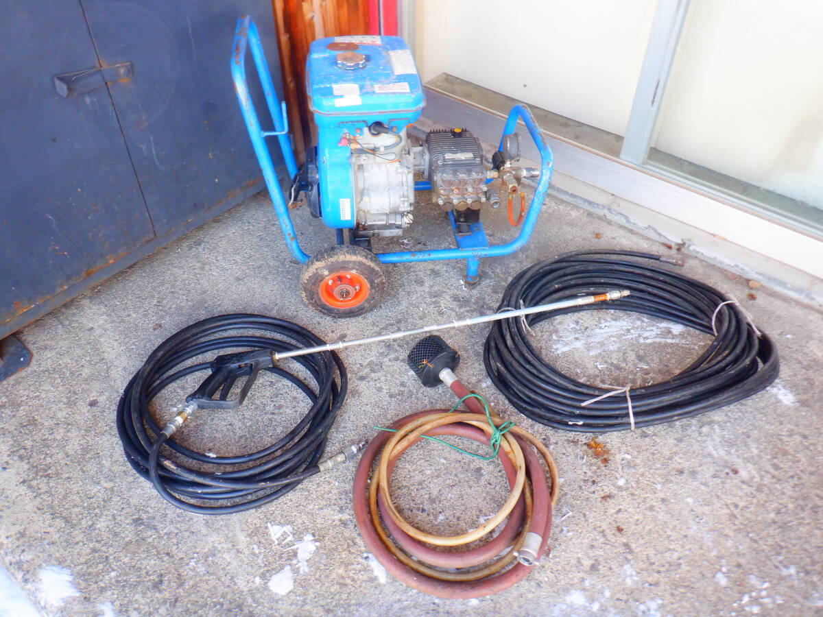 【傷や汚れあり】SEIWA JC-150GL ジェットクリーン エンジン洗車機 洗車ガン 延長ホース付 トータル20m 実働 高圧洗浄機 Robin EH25 精和産業の落札情報詳細 ...