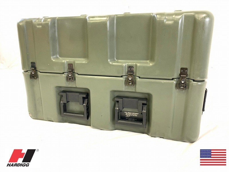 【傷や汚れあり】【米軍放出品】☆ペリカン/ハーディッグ(Pelican-Hardigg) ボックス ハードケース アルミ仕切り板/キャスター付 ...