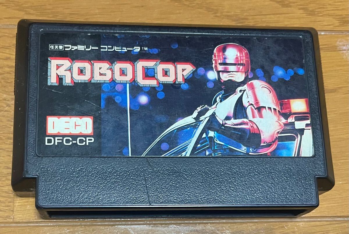 【目立った傷や汚れなし】ロボコップ データイースト Data East ファミコン 動作確認済 同梱可能 Famicom DECO デコゲー ...