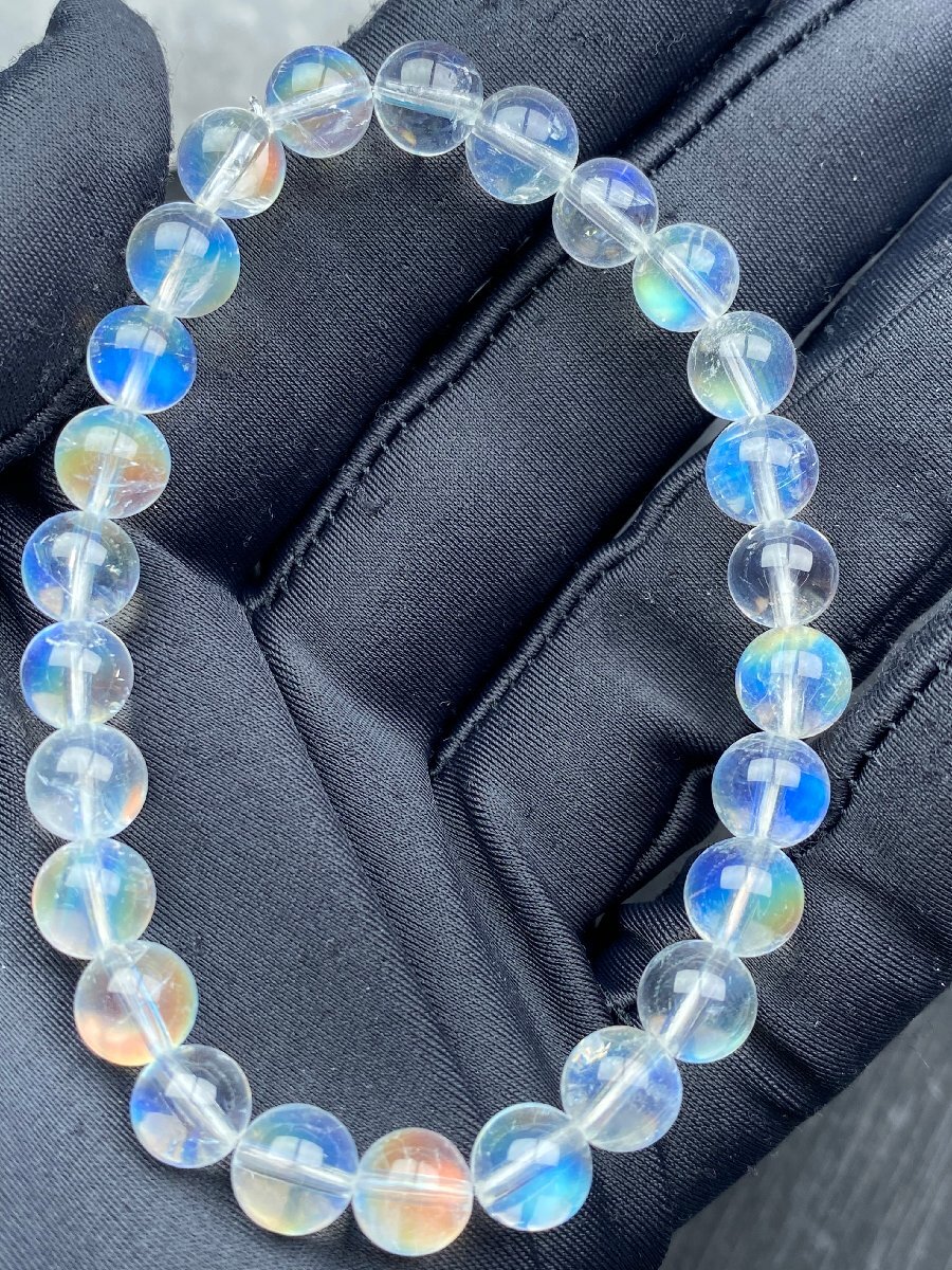 【未使用】即決 0417J641 マダガスカル産★【150Aロイヤルレインボームーンストーン】★ブレス 7-7.5mm（新品）の落札情報詳細 - Yahoo!オークション落札価格検索 オークフリー
