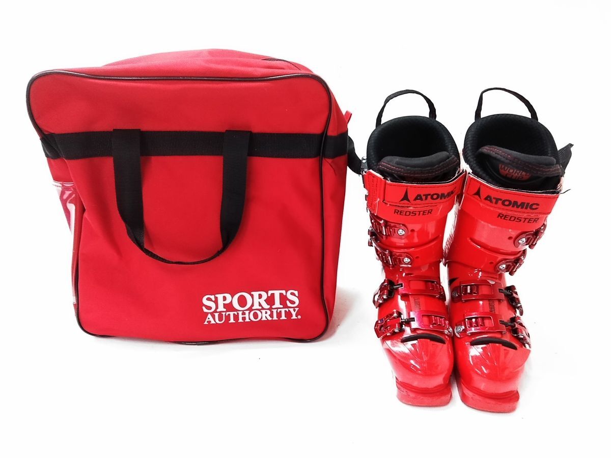 【やや傷や汚れあり】 アトミック ATOMIC レッドスター REDSTER STI 150 LIFTED スキーブーツ 24-25.5cm ソール長 284mm 収納袋付き 0110-58 ...