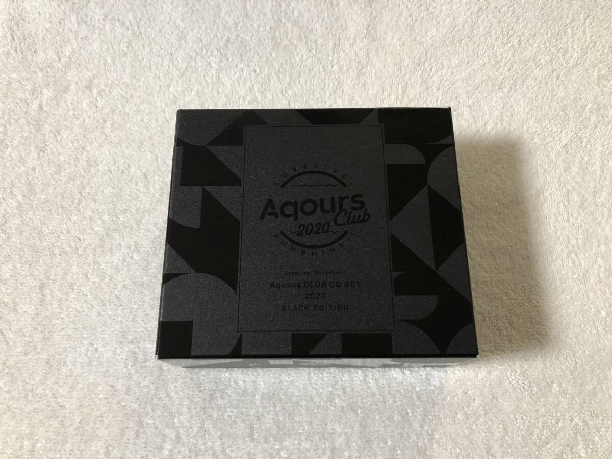 【未使用に近い】初回生産限定盤 メンバースカード付 3CD＋2DVD ラブライブ サンシャイン Aqours CLUB CD SET 2020 BLACK EDITION LoveLive ...