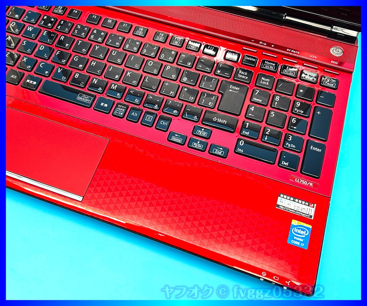 【やや傷や汚れあり】★最高峰 Core i7 即決特典あり フルHD液晶 タッチパネル 新品SSD512GB メモリー 16GB Windows11 Office2021 NEC ノートPC ...