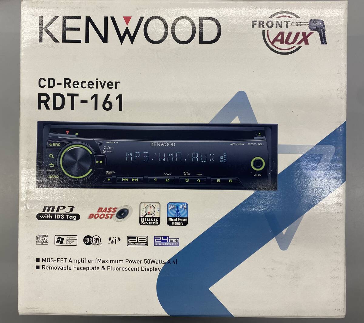 【未使用】KENWOOD ケンウッド 1DIN CDデッキ RDT-161 未使用品の落札情報詳細 - Yahoo!オークション落札価格検索 オークフリー