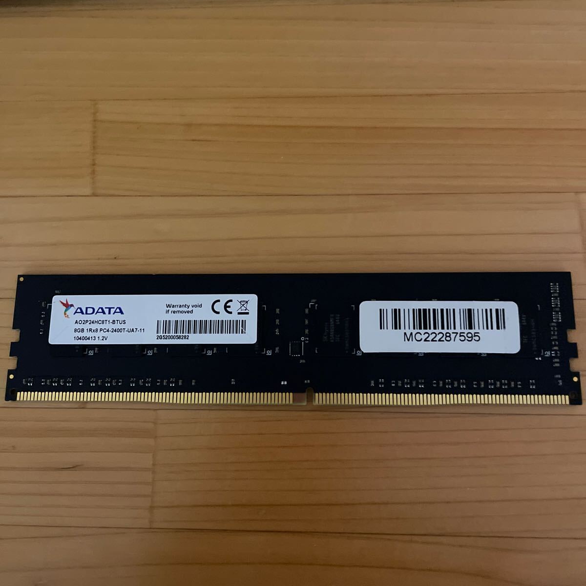 【目立った傷や汚れなし】ADATA 8GB PC4-2400T デスクトップ用メモリ 動作の落札情報詳細 - Yahoo!オークション落札価格検索 オークフリー
