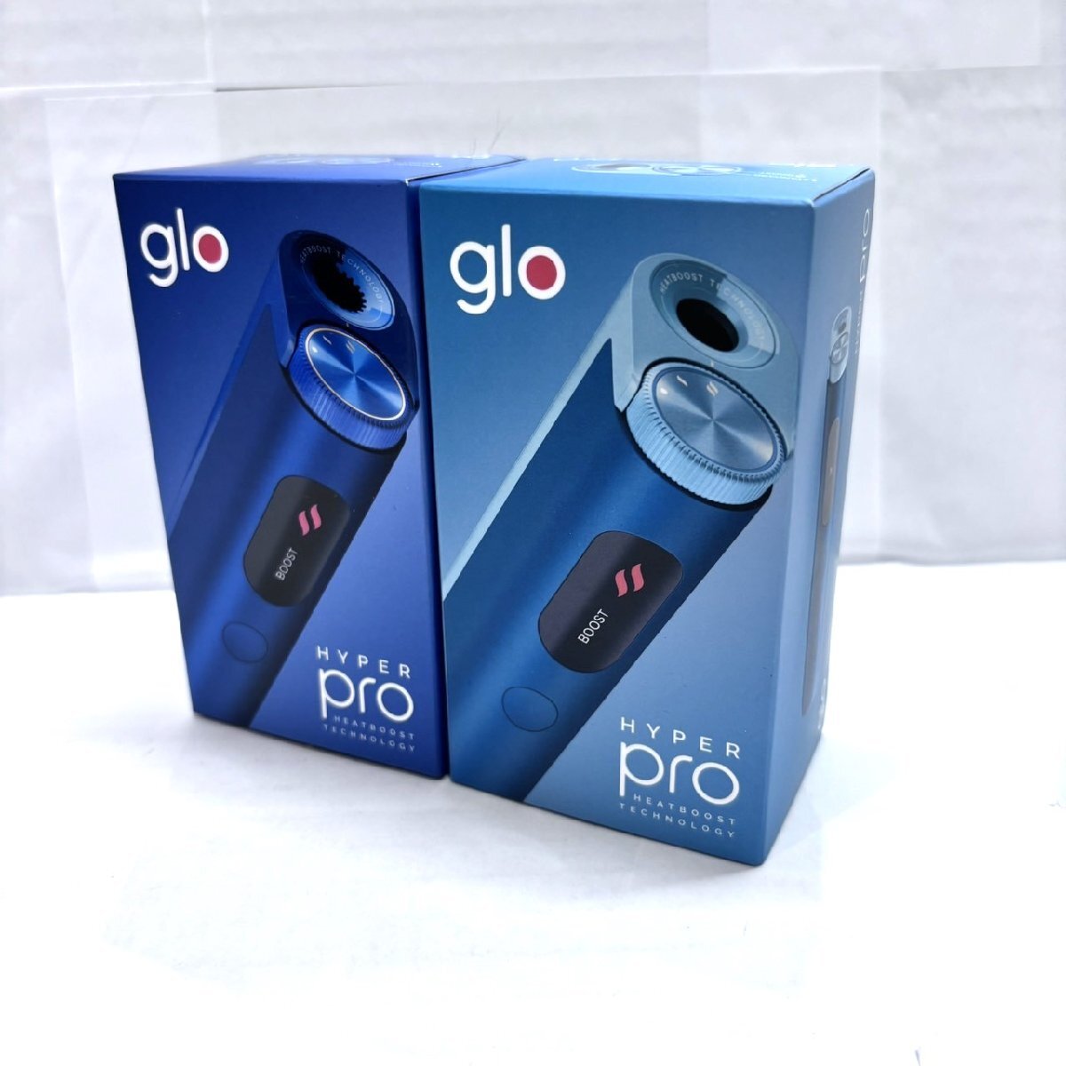 【未使用に近い】【MYT3097】【未開封】glo Hyper pro 2個セット G6100 ブルー グローハイパープロ 加熱式 電子タバコ ...