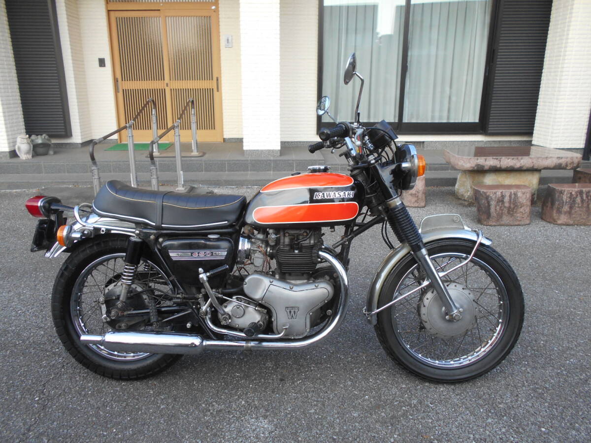 【傷や汚れあり】カワサキ W1SA 650 車検は令和9年1月まで 80250キロ 検索用 W3 RS W1S W650 750SS 500SS ゼファー750 1100 H1 H2の落札情報 ...