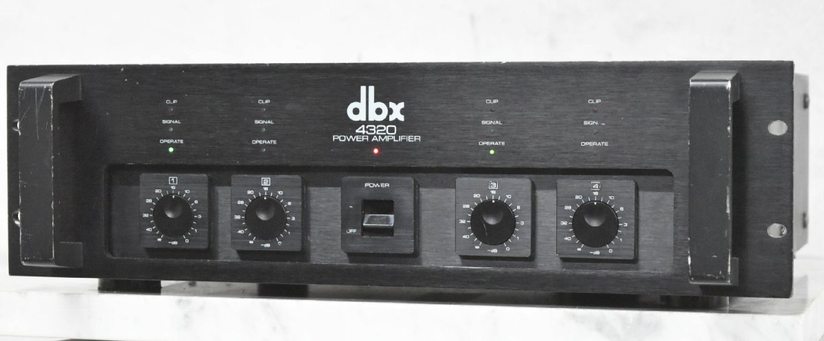 パワーアンプ ジャンク dbx 4320 4ch プロ用 中古 PA機器 の落札情報詳細 - Yahoo!オークション落札価格検索 オークフリー