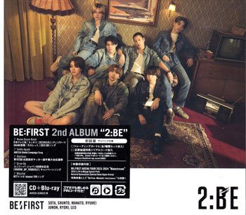 【未使用】 未開封CD＋BD★『2：BE LIVE盤 ／ BE:FIRST』 Slogan Masterplan Boom Boom Back Guilty Sapphire Smile ...