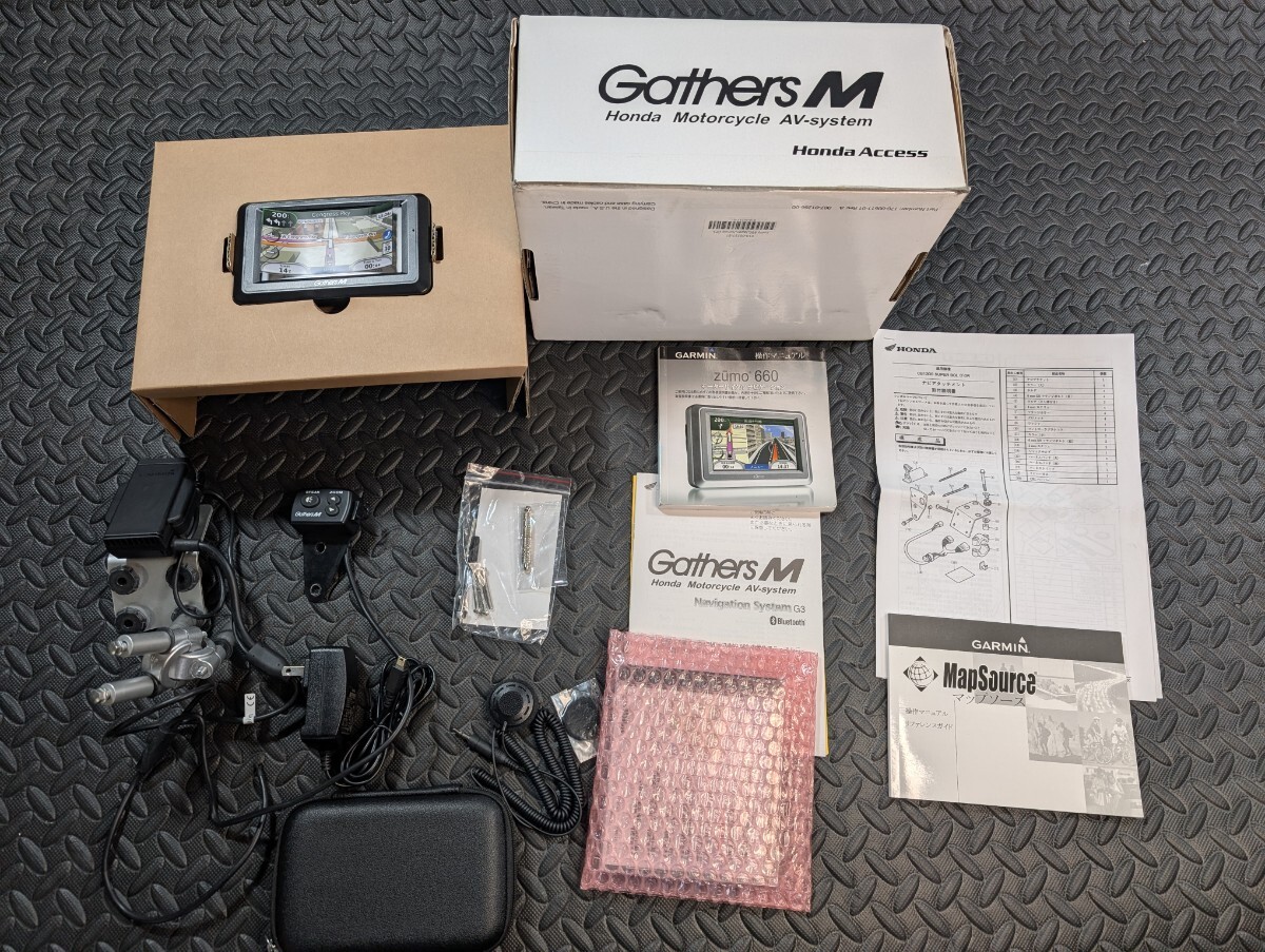 【目立った傷や汚れなし】ホンダナビ Gathers M Honda Motorcycle AV-system Honda Accessの落札 ...