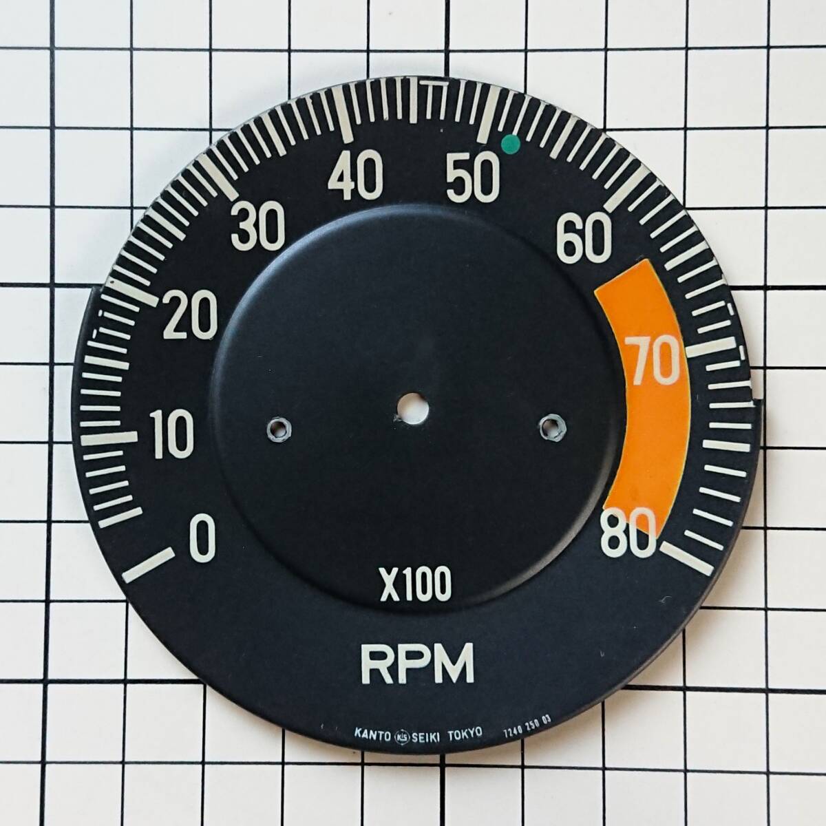 【やや傷や汚れあり】日産プリンススカイライン S54 純正 タコメーター 文字盤 ②の落札情報詳細 - Yahoo!オークション落札価格検索 オークフリー