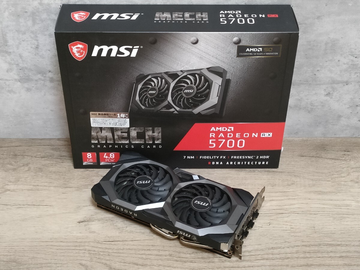 【やや傷や汚れあり】AMD MSI Radeon RX5700 8GB MECH OC 【グラフィックボード】の落札情報詳細 - Yahoo!オークション落札価格検索 オークフリー