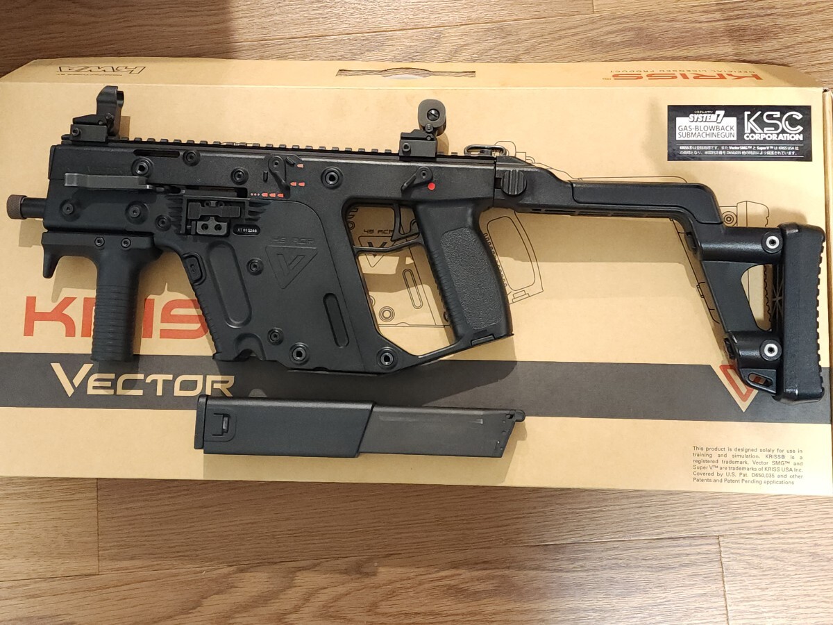 【本体も出品中！】KWA(KSC) Kriss Vector クリスベクター ガスガン 22連ショートマガジン①【注入バルブ交換済】 の落札情報詳細 - Yahoo!オークション落札価格検索 ...