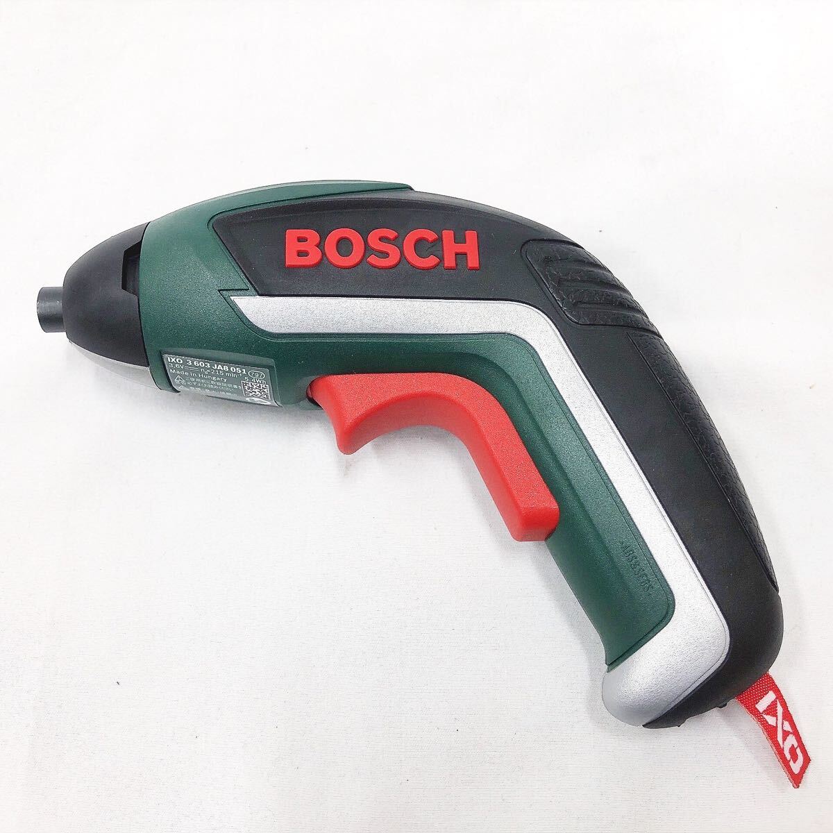 【やや傷や汚れあり】美品 動作品 BOSCH ボッシュ 電動ドライバー バッテリードライバー IXO3603 JA8051 3.6V IXO3 ...