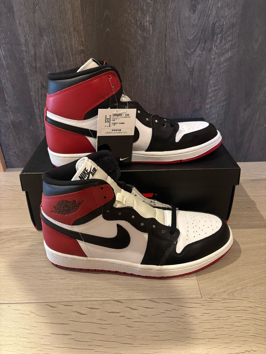 【未使用】1円スタート！ 新品未使用 激レア Nike Air Jordan 1 Retro High OG Black Toe (2013) 28cm 555088-184の落札情報詳細 ...
