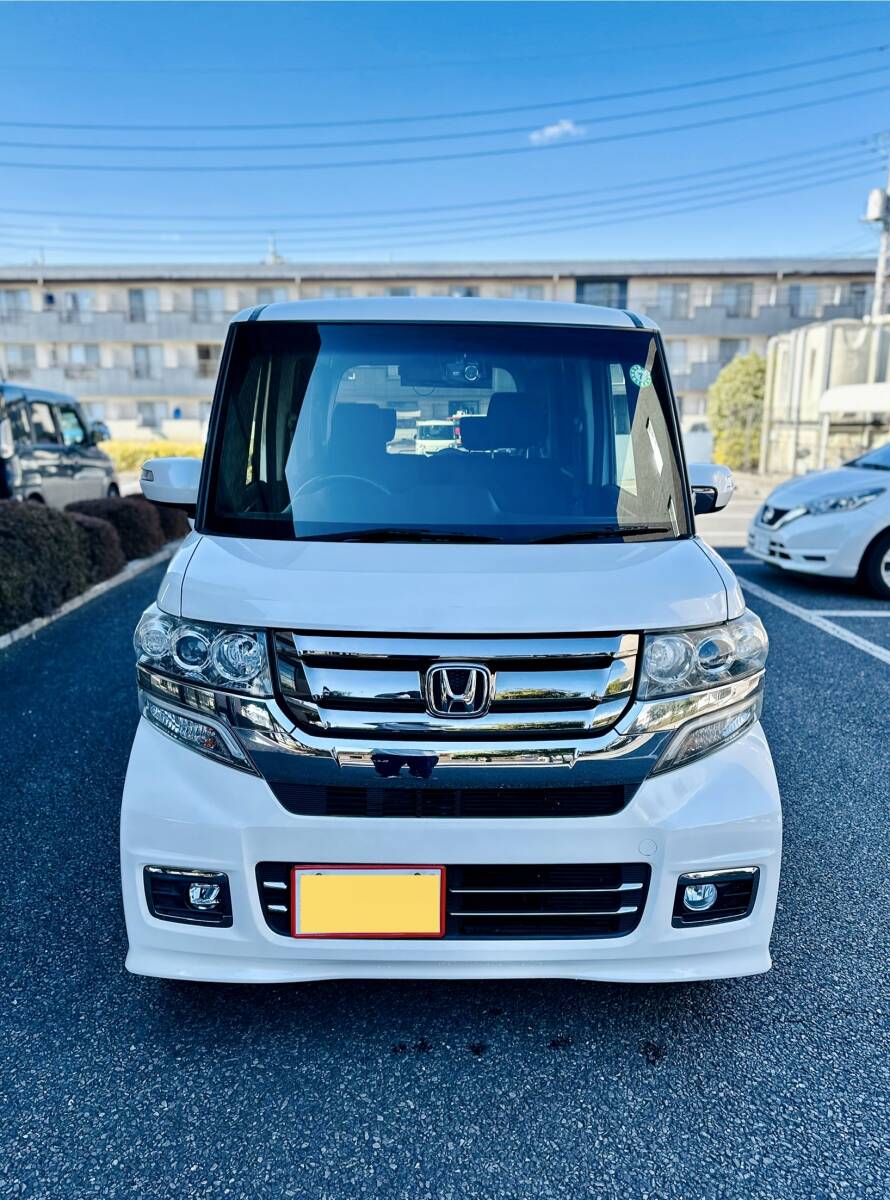 【走行距離 58,900 km】★ ホンダ N BOX カスタム SSパッケージ ★平成29年★ナビ★テレビ★左右パワースライドドア★ETC ...