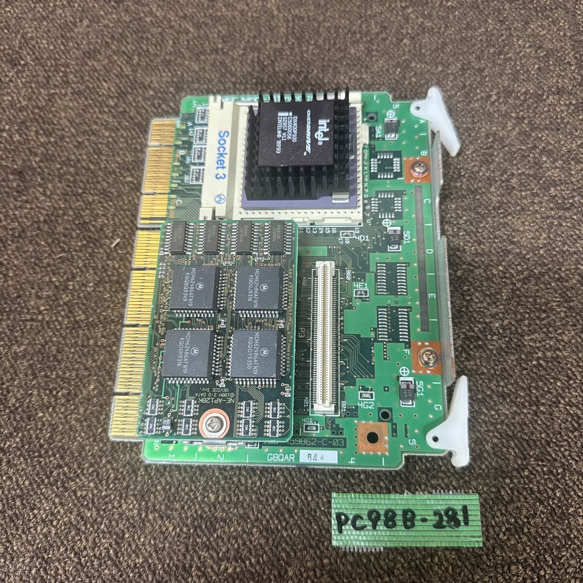 【傷や汚れあり】PC98B-281 激安 レトロPC パーツ NEC PC-98用 PC-9821As2 CPUボード G8QAR B4 動作 ...