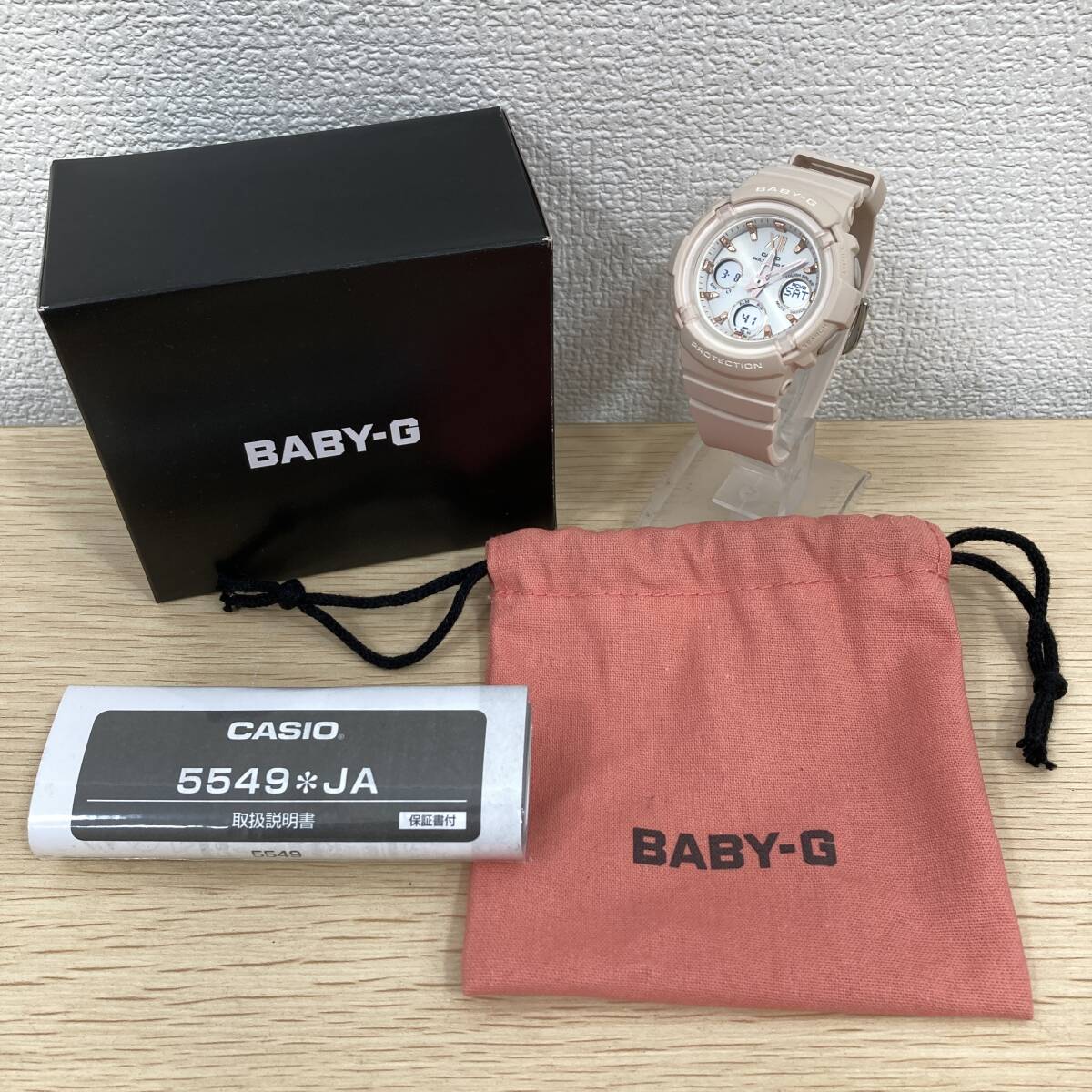 【目立った傷や汚れなし】稼働 箱付き / CASIO カシオ Baby-G ベビーG BGA-2800-4A2JF タフ ソーラー ピンクベージュ 腕時計の落札情報詳細 - Yahoo ...