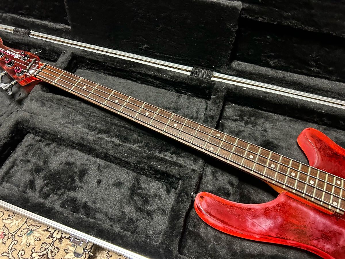 【やや傷や汚れあり】OLD・希少・激レア・バークレイ Barclay エレキベース アクリル スケルトン PRO-SESSION SOUND ...